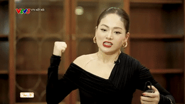 Lan Phương sốc khi bị Doãn Quốc Đam bóp cổ ngoài kịch bản ở hậu trường phim VTV