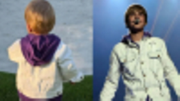 Con trai tái hiện hình ảnh thời thiếu niên của Justin Bieber