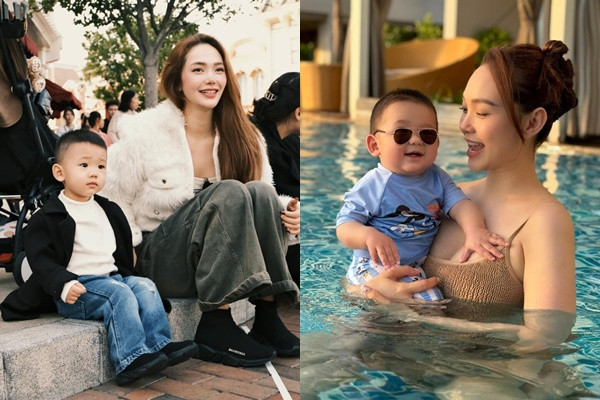Con trai nhờ biện pháp IVF nhà Minh Hằng ra dáng thiếu gia tập đoàn ...
