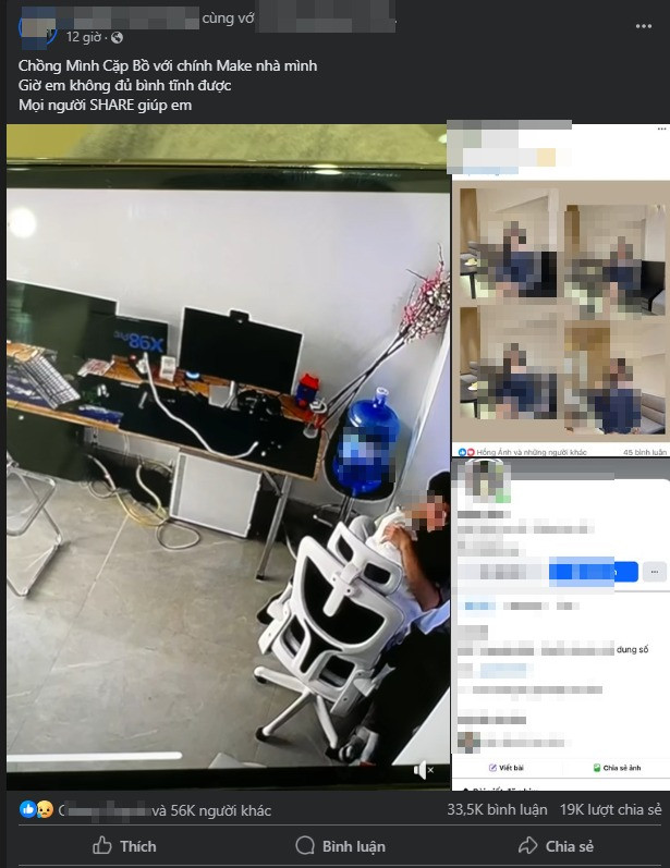 Vụ chồng ngoại tình thợ make-up: Thêm clip chị vợ 'xử đẹp' cả gia đình tiểu tam