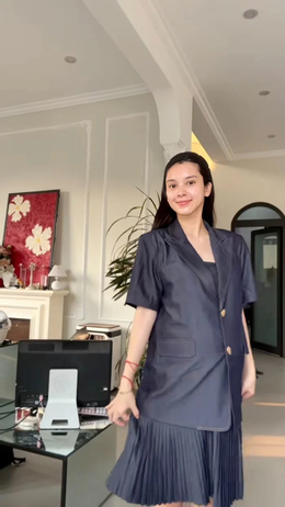 Quỳnh Lương gây thót tim với clip ngã đau điếng khi bầu to 6 tháng