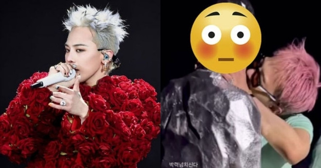 Lộ ảnh G-Dragon khóa môi đắm đuối 1 nhân vật