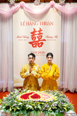 Chồng Á hậu Phương Nhi tình cảm nắm chặt tay vợ