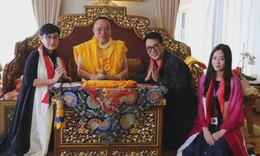 Lý Liên Kiệt xuất hiện bên gia đình trong lần tái xuất hiếm hoi